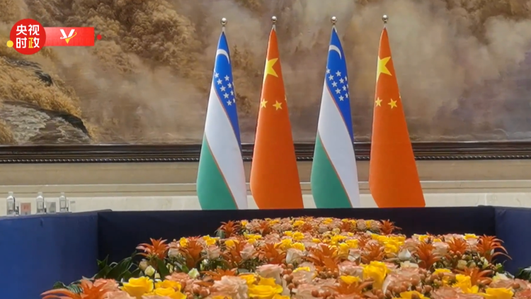 Xi Jinping se setkal s prezidentem Uzbekistánu Šavkatem Mirzijojevem