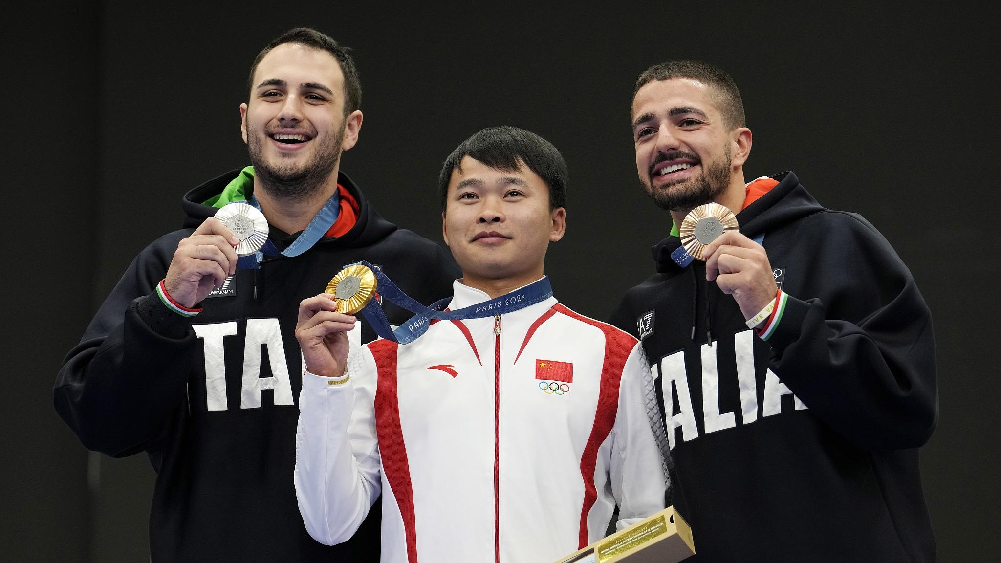 Xie Yu gewinnt Goldmedaille in 10-Meter-Luftpistolenwettbewerb der Männer
